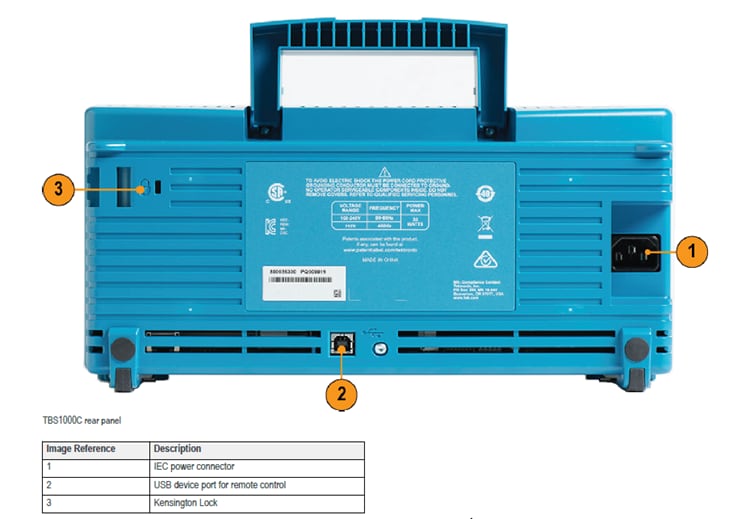 TBS1000C Digital Storage Oscilloscopes - Tektronix | Mouser